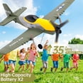 Bruce&Shark RC Plane, 3 Channel RC Jet Plane with 2.4GHz Remote Control ...