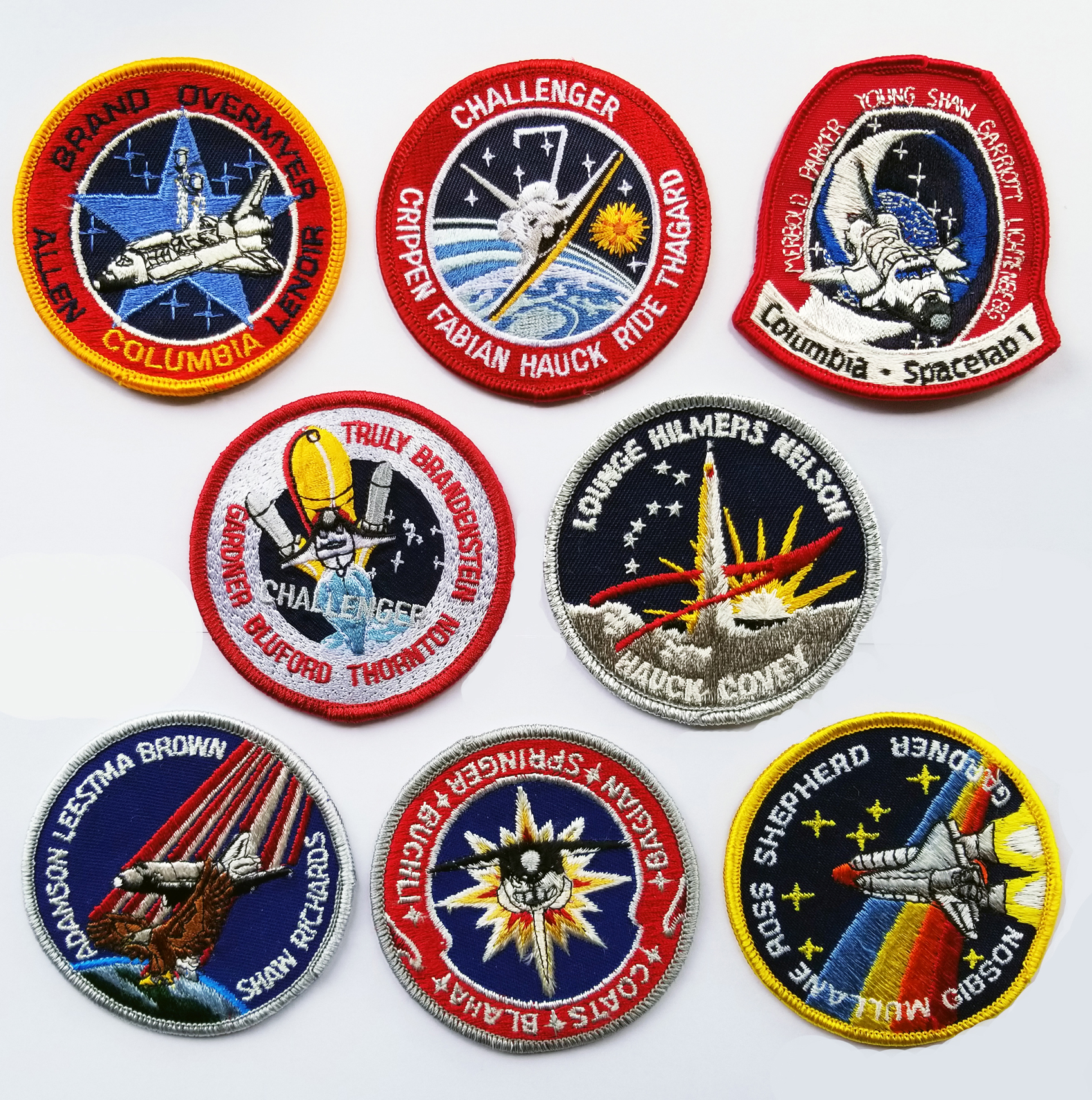 Lot of 8 NASA STS Shuttle Mission Space Patches - (Lot# 8-1) - Walmart.com