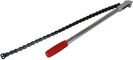 20" Ratchet Chain Wrench Chain Ratchet Pipe Wrench (with Rubber Grip ...
