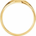 14K Yellow Gold 9x7 mm Octagon Signet Ring - Solid Gold Fine Jewelry ...
