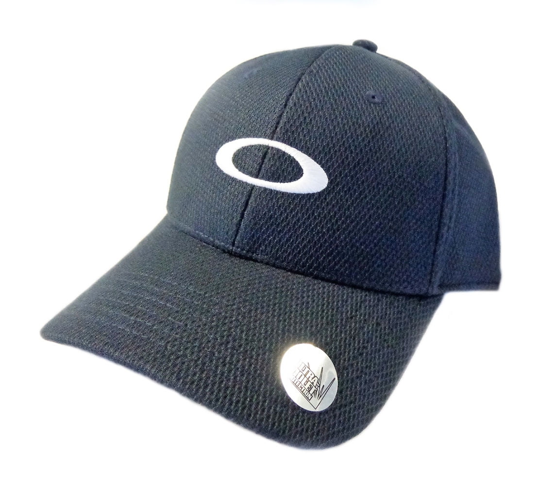 NEW Oakley Ellipse Navy Blue/White Adjustable Golf Hat/Cap - Walmart.com
