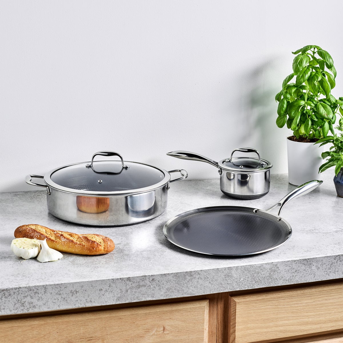 Click here for Hexclad Hybrid Cookware Set  5-Piece prices