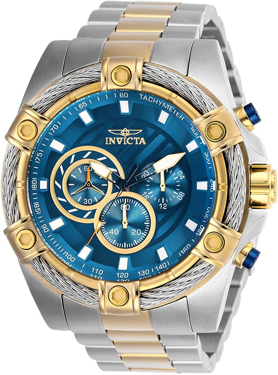 Men's Bolt Chronograph 100m Two-Tone Stainless Steel Watch 25522 ...