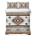 Bohemian Aztec Ethnic Wind Geometric 3 Pieces Quilt Set,1 Quilt with 2 ...