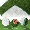 2-Pack Artificial Grass Pet Pads, 28''x18'' Washable Dog Pee Pads with ...