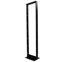 NavePoint 25U 2 Post Open Frame Server Rack for 19 Inch Equipment, AV ...