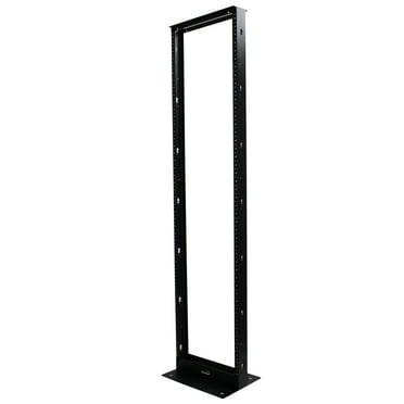 NavePoint 25U 2 Post Open Frame Server Rack for 19 Inch Equipment, AV ...