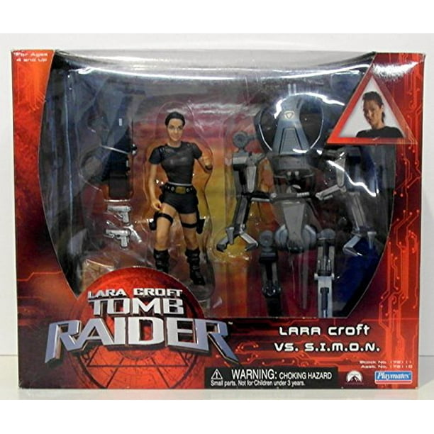 Lara croft TOMB RAIDER SIMON vs Lara croft (caja de 2 figuras ...