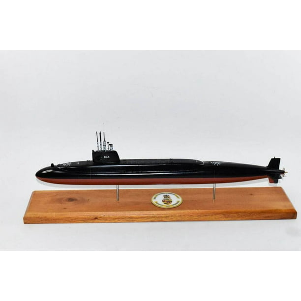 USS George C. Marshall SSBN-654 Submarine Model, Navy,20,Scale,Mahogany ...