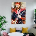 Affixzi Guitarist Print, Rock Music Wall Art Poster, Unframed Paper ...