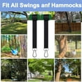 Extra Long Tree Swing Straps Holds, 5FT Tree Swing Hanging Kit with ...