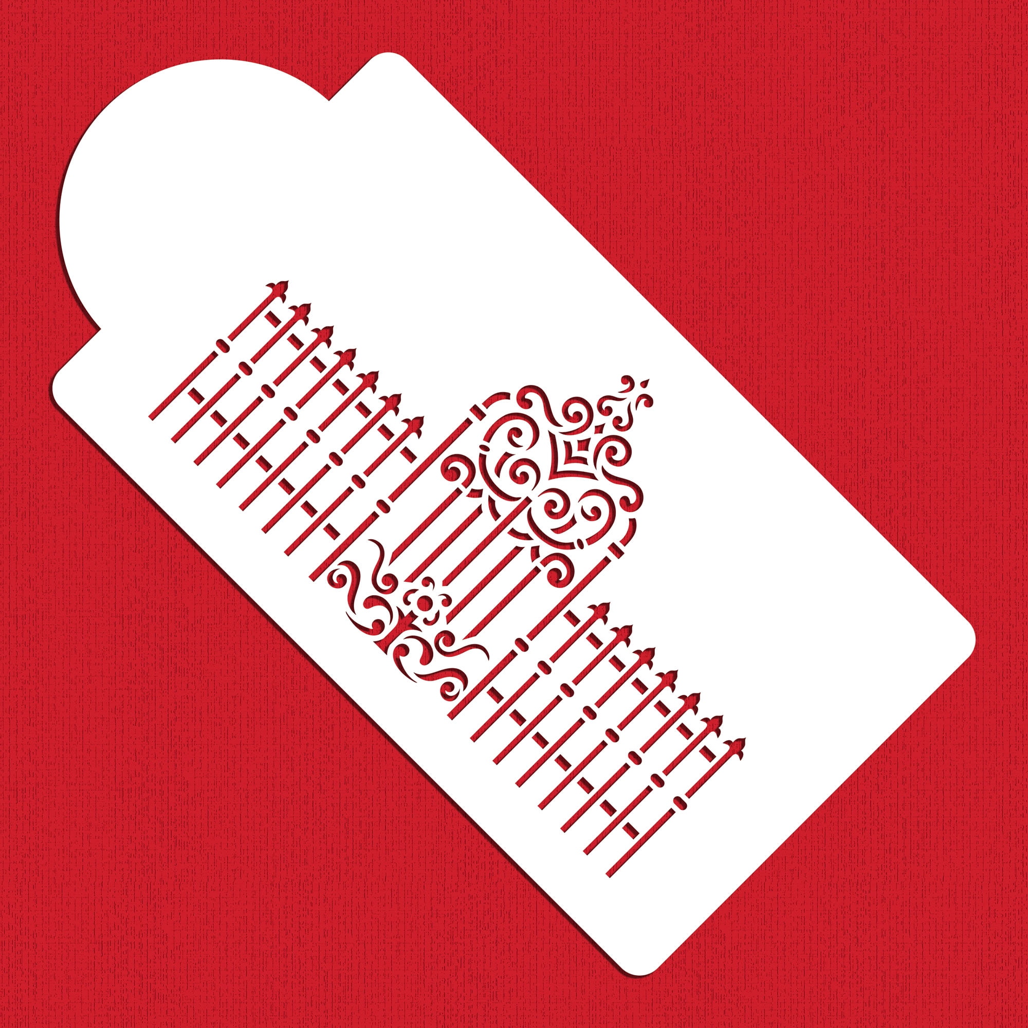 Victorian Gate and Fence Cake Stencils by Designer Stencils - Walmart.com