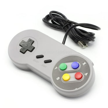 Old Skool Nintendo SNES USB Controller Video Game Gamepad for PC and ...