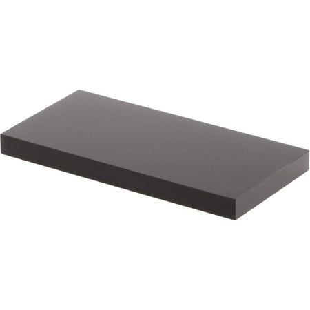 Plymor Black Rectangular Acrylic Display Base, 4" W x 2" D x 0.375" H ...