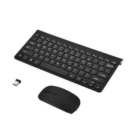 Slim Waterproof 2.4GHz Wireless Keyboard kit keyboard mouse and Mouse ...