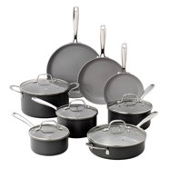 T-fal Expert Pro 12 Piece Stainless Steel Cookware Set, Dishwasher Safe ...