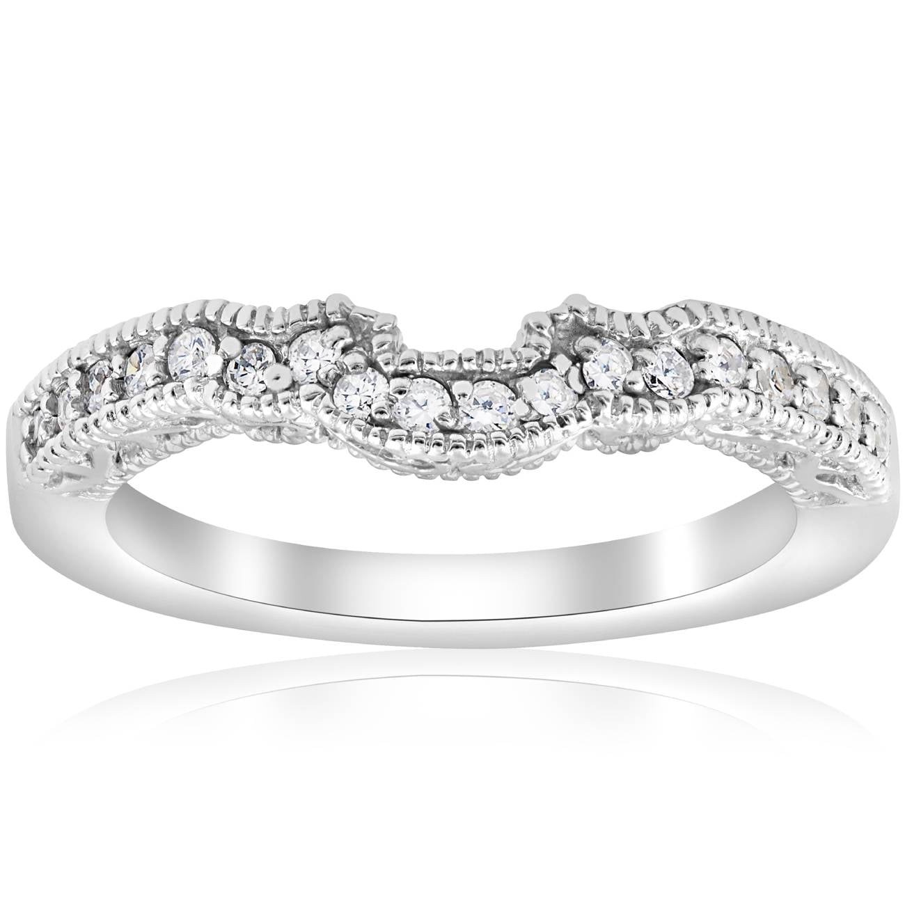 Click here for Pompeii3 1/5ct 14k White Gold Vintage Wedding Enga... prices