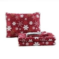 Snowflakes Red/Grey 3-piece Quilt Set Full/Queen - Walmart.com