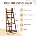 Solid Pine Wood Stand 44 inch Plant Shelves - Vintage Rustic - Foldable ...
