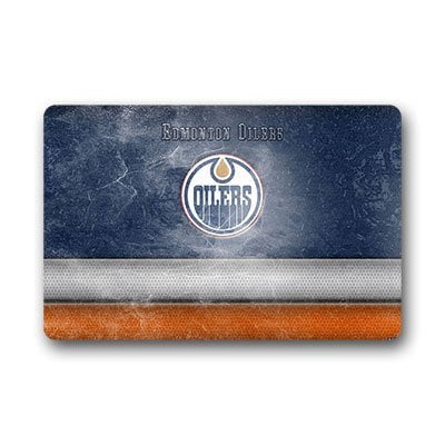 Click here for Qifeiha Edmonton Oilers Doormat Outdoor Indoor Flo... prices