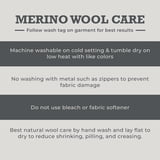 MERIWOOL Men’s Merino Wool Midweight Half Zip Top - Choose Your Size ...