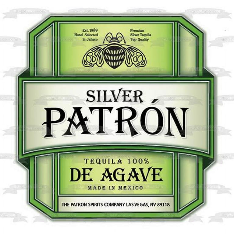 Silver Patron Tequila Logo