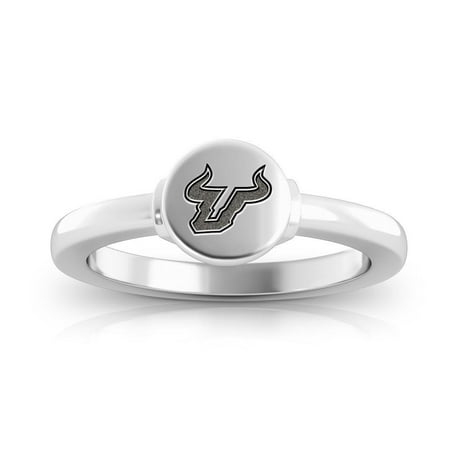 University Of South Florida Engraved Sterling Silver Signet Ring ...