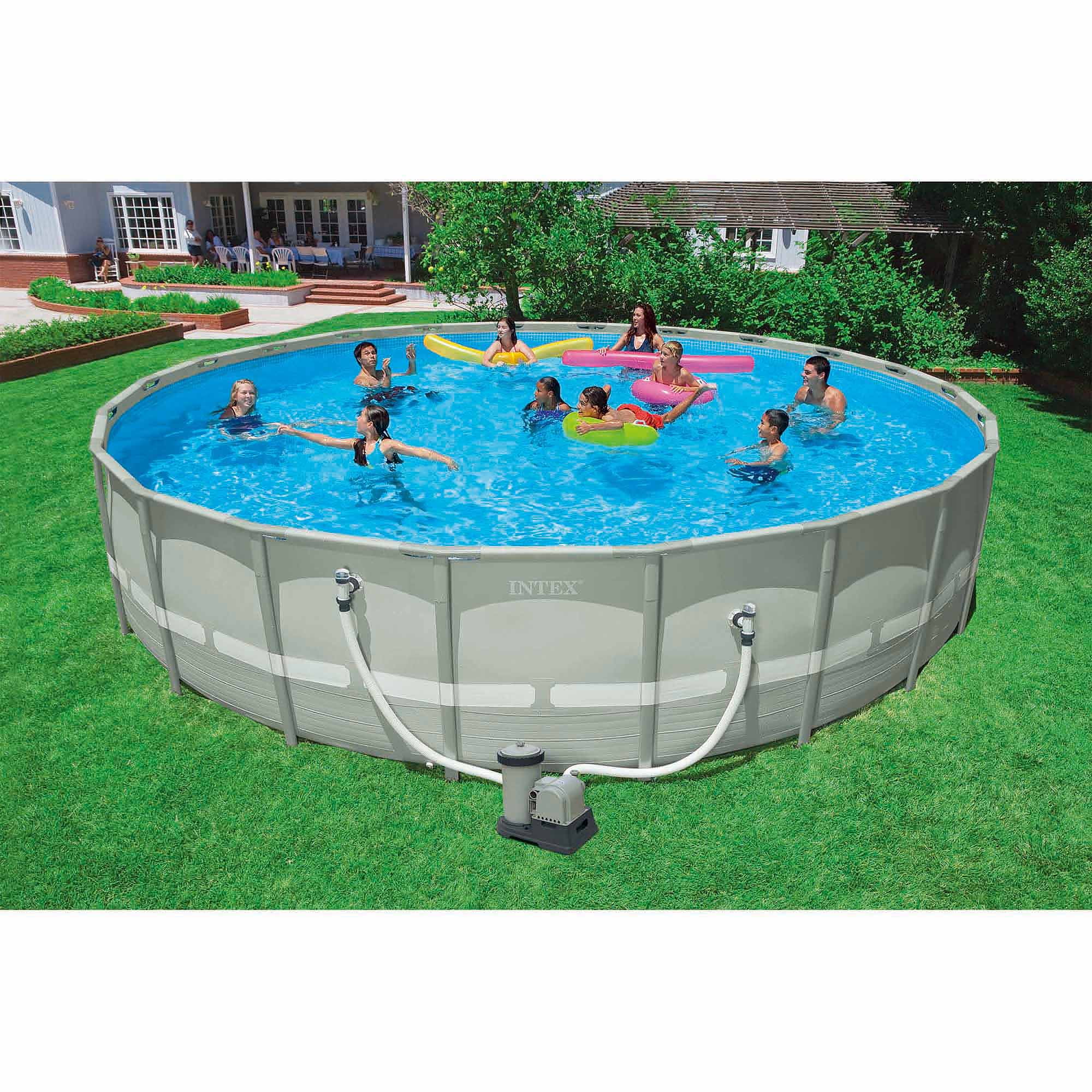 Intex 22 X 52 Ultra Frame Swimming Pool Walmart