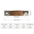 Flexible Copper Braided Connector Bus Bar for DIY LiFepo4 Lithium Cell ...