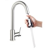 Belanger URB78CBN Single Handle Pull-Down Kitchen Faucet, Brushed ...
