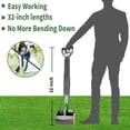 2- Pooper Scooper for Large Small Dogs , 32" Long Handle Poop Scoop for ...