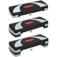 30" Aerobic Step Platform Stepper with Adjustable Height (4"-6"-8 ...
