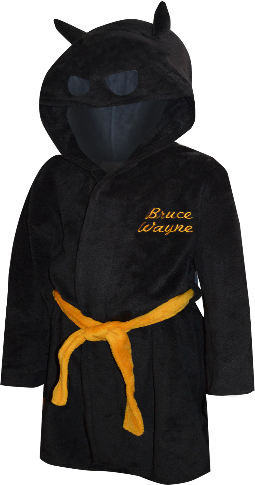Batman - Batman Bruce Wayne Velvet Fleece Kids Hooded Robe-Medium (8 ...