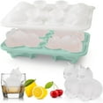 Fun - Shaped Silicone Ice Cube Tray with Funnel Lid for and - Walmart.com