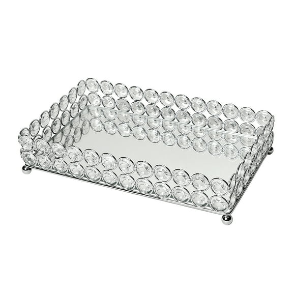 Mirrored Vanity Trays