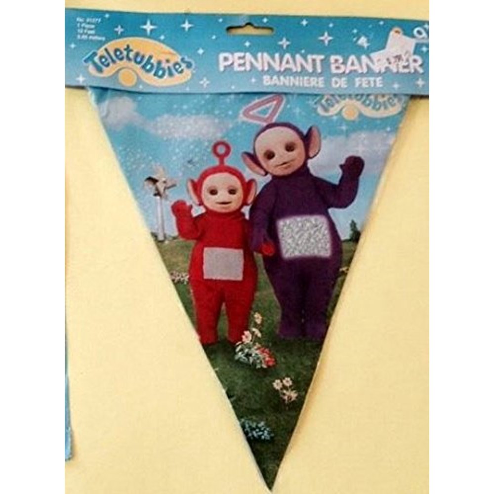 Teletubbies Party Flag Decoration Banner Garland Treats Birthday ...