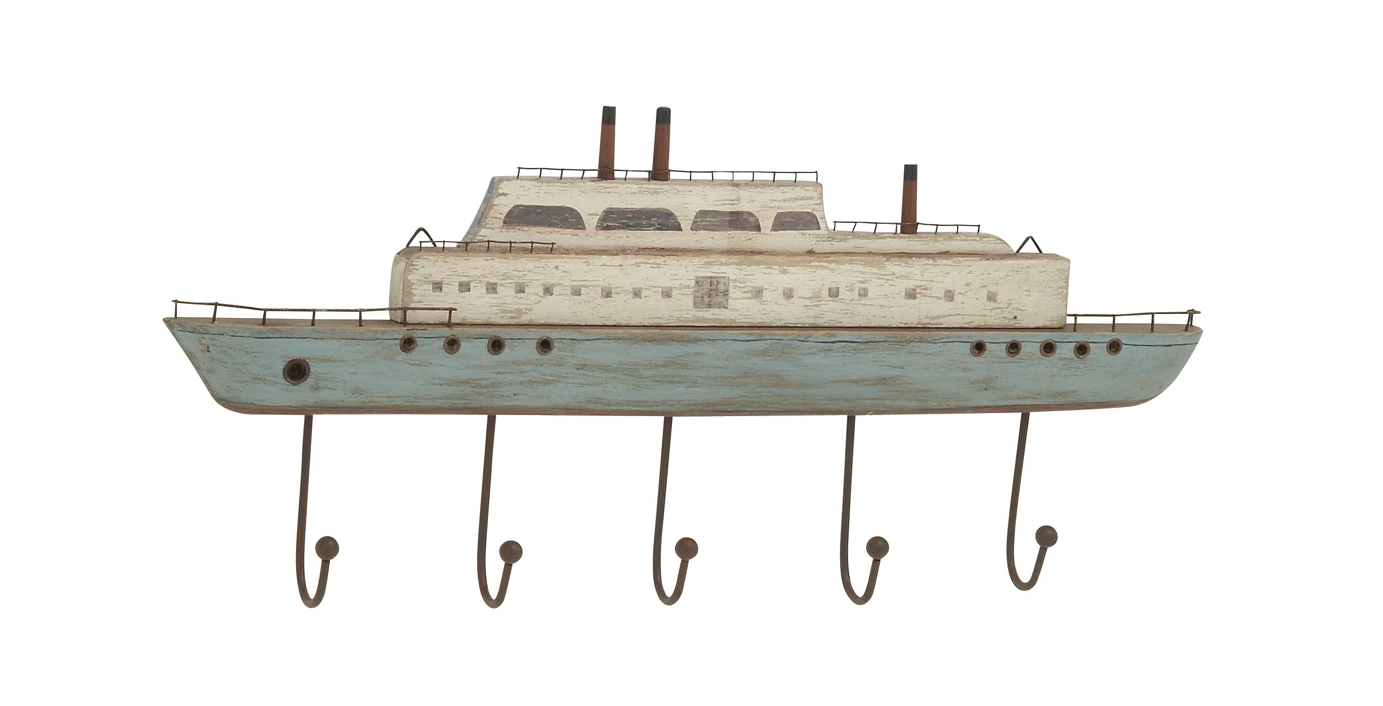 Ship Design Wood Metal Wall Hook - Walmart.com