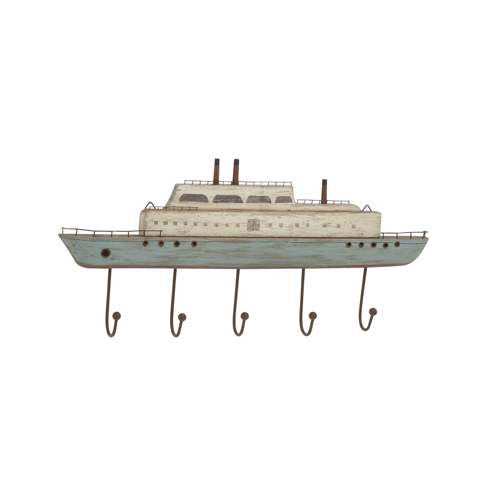 Ship Design Wood Metal Wall Hook - Walmart.com - Walmart.com