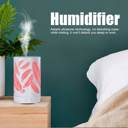 TOPINCN Leaves Pattern Humidifier Aromatherapy Machine Essential Oil ...
