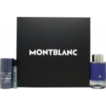 Montblanc Explorer Ultra Blue 3pc Gift Set for Men - Walmart.com