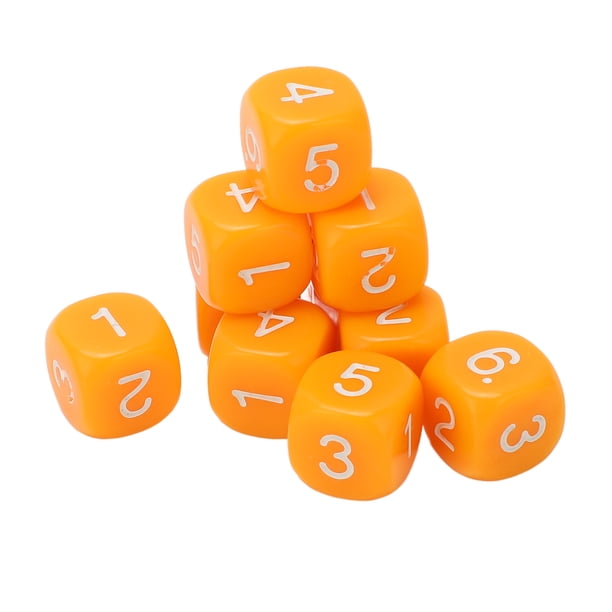 Juego de dados de enseñanza, 20 piezas, 6 lados, números, lados, juego ...