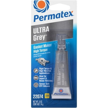 Permatex 82194 Ultra Grey Rigid High-Torque RTV Silicone Gasket Maker ...