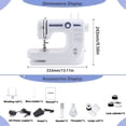 VIFERR 12 Stitches Sewing Machine Multi-Functional Portable Sewing ...