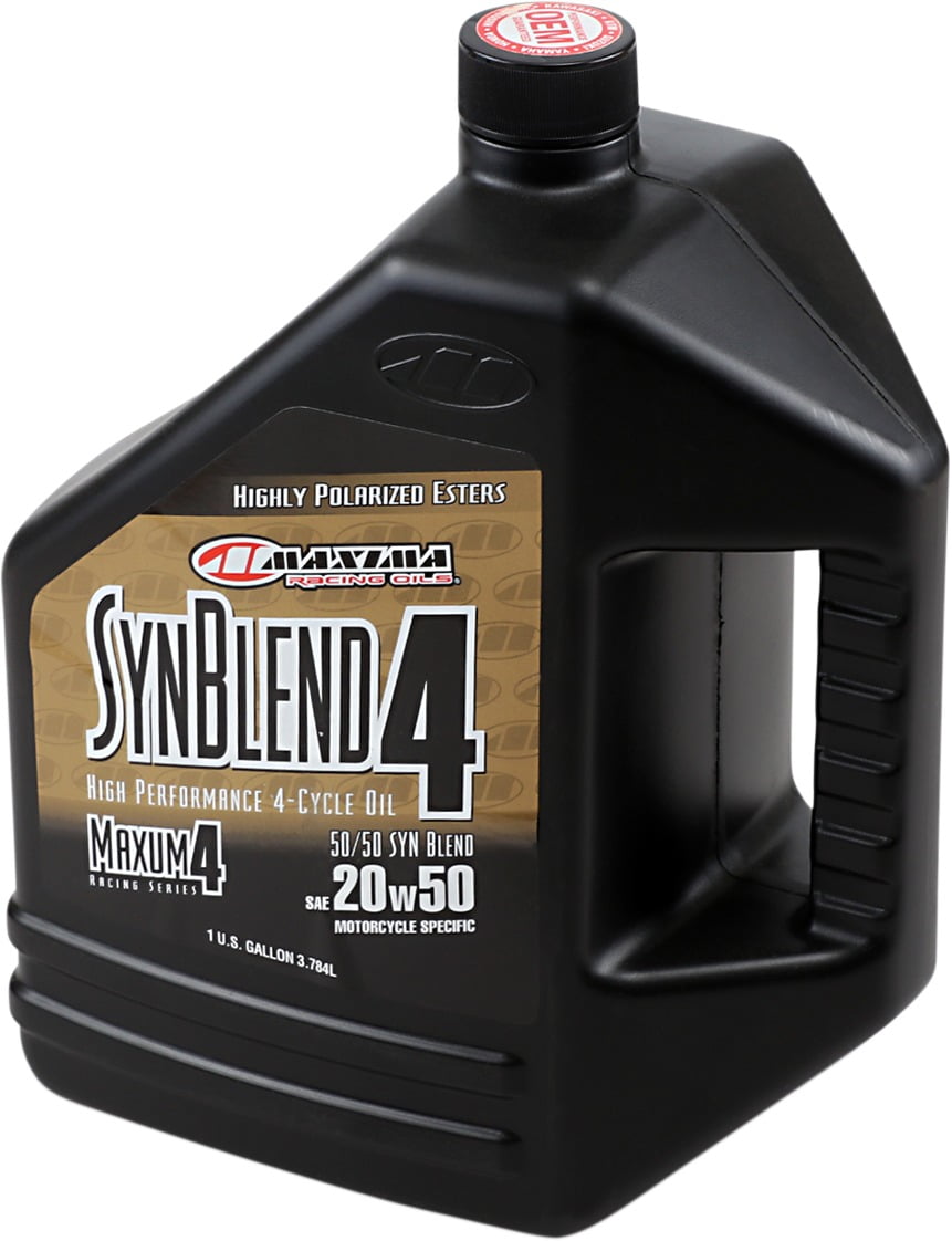 Maxima Syn Blend4 20W-50 Motorcycle Engine Oil - 1 Gallon Jug - Walmart.com