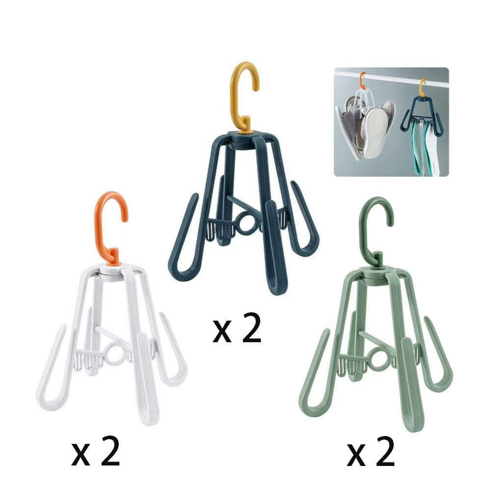 ShenMo 6 Pieces Creative Spiral Shoe Rack, Multifunctional Hook Ashtray ...