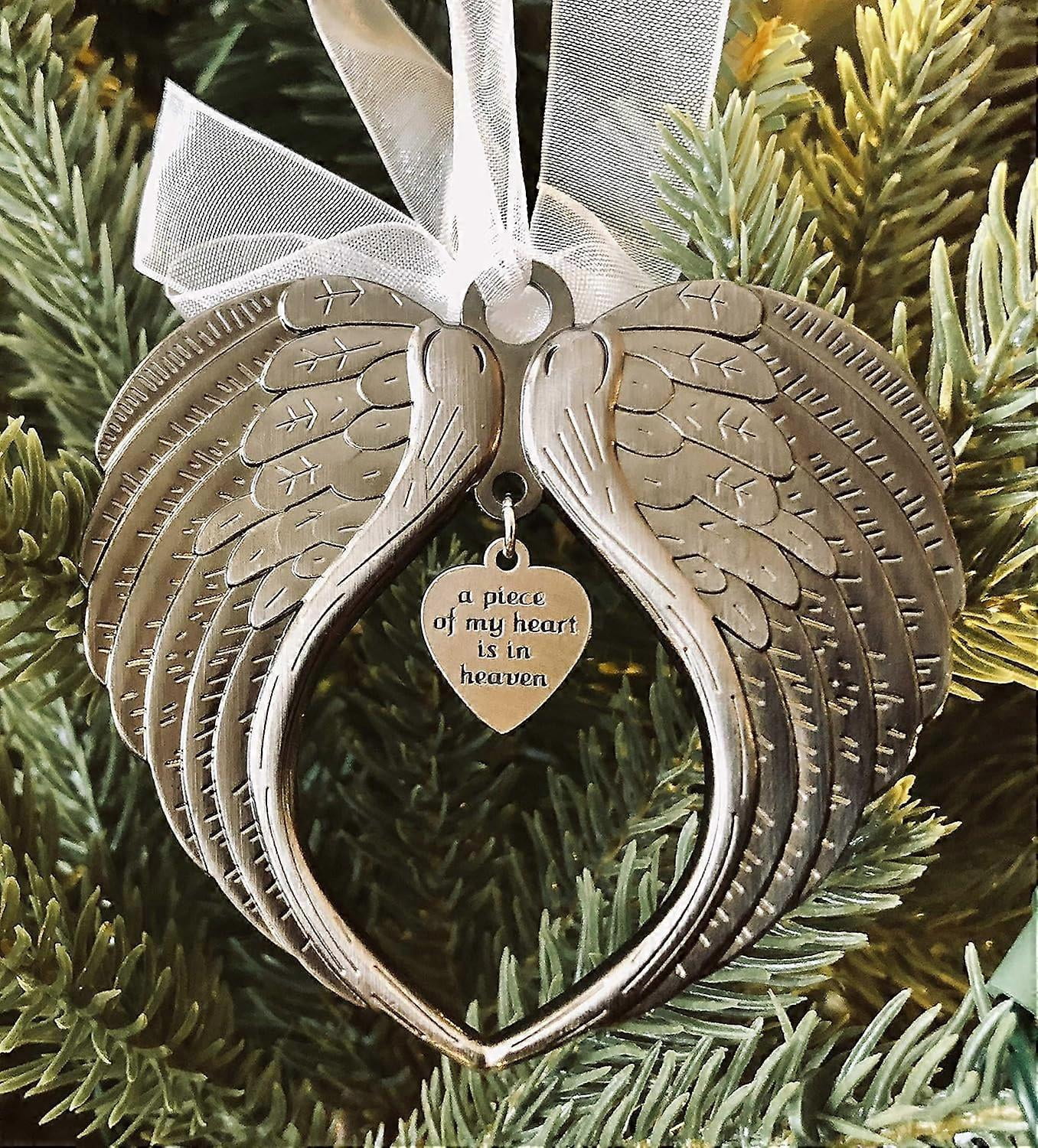 Adorno de alas de ángel - Una pieza para árbol de Navidad Adorno "Mi ...