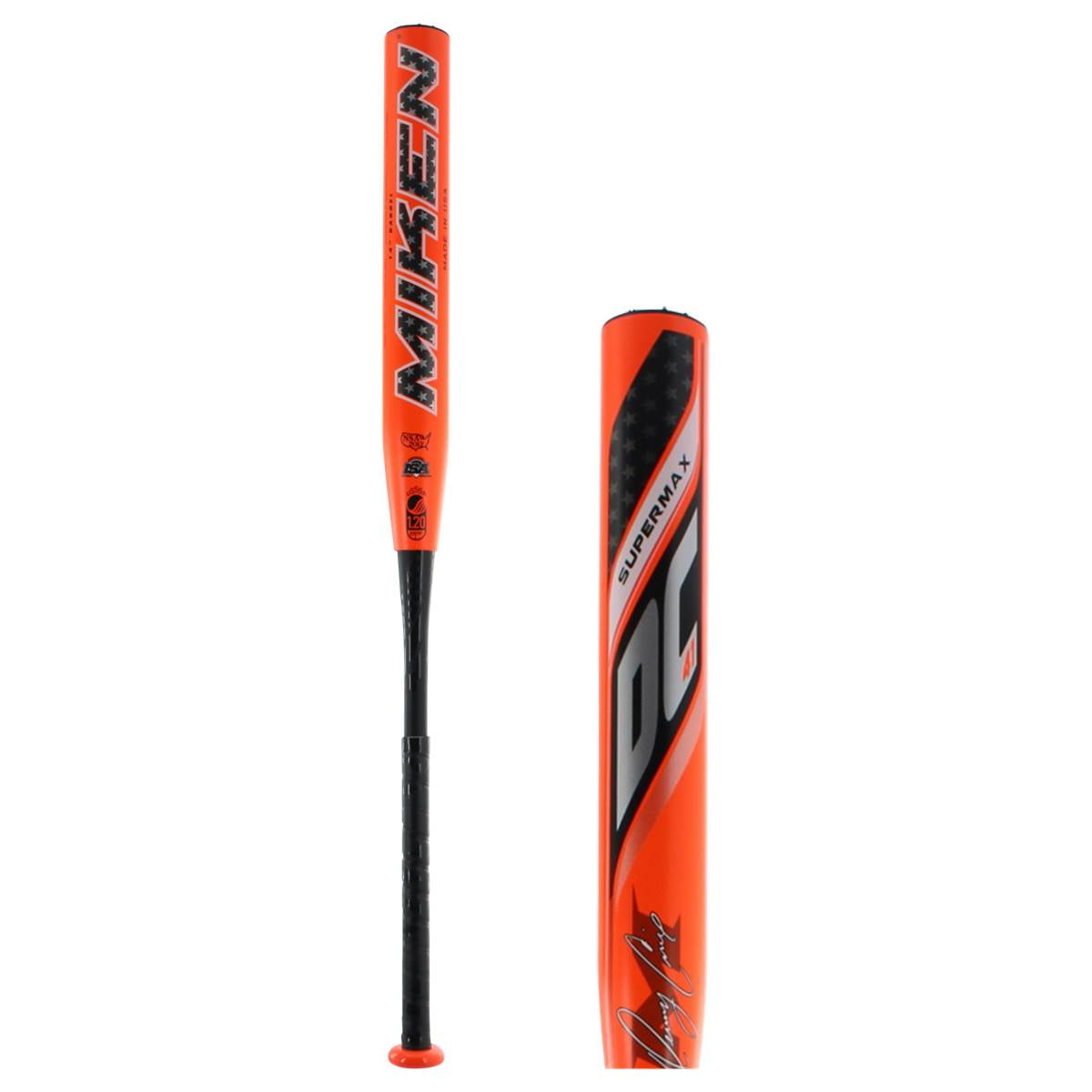 Miken DC-41 Supermax USSSA Slowpitch Softball Bat, 34" (-8) - Walmart.com