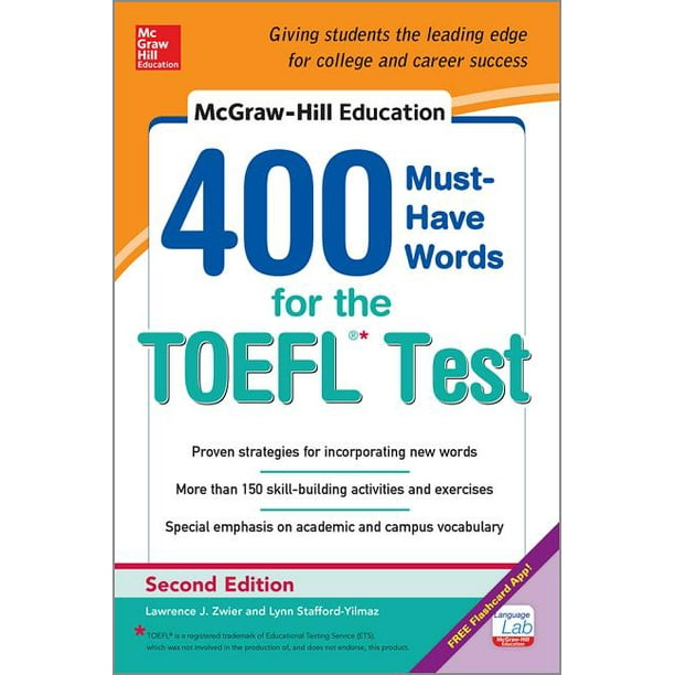 McGraw-Hill Education 400 Must-Have Words for the Toefl, 2nd Edition ...