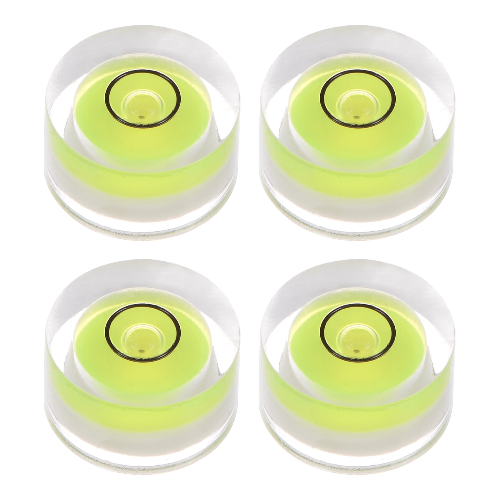 4 Packs Round Bubble Level 13x7mm Mini Circular Bullseye Spirit Levels ...