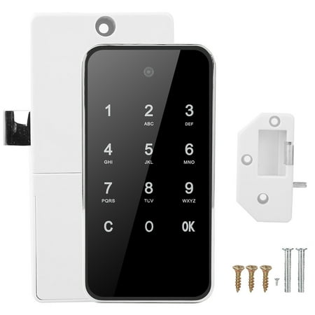 Electronic Password Lock Smart Keyless Digital Touch Screen for File ...